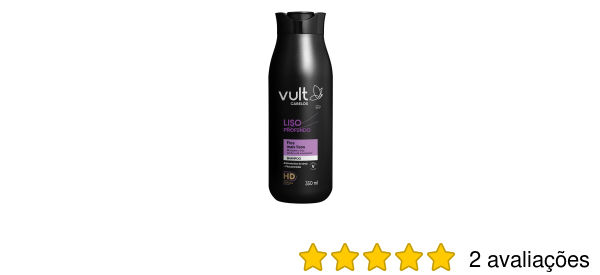 Shampoo Vult Cabelos Liso Profundo 350ml | VULT