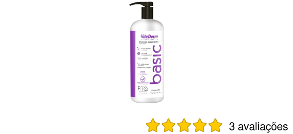 Shampoo Vita Derm Basic Sem Sal | Beleza Na Web