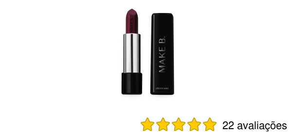 Batom Cremoso Vinho Fashion Berry Make.B 3,6g | O Boticário