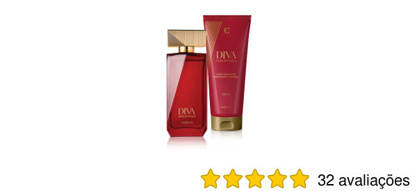 Combo Diva Esplêndida: Desodorante Colônia 100ml + Loção Corporal 200ml ...
