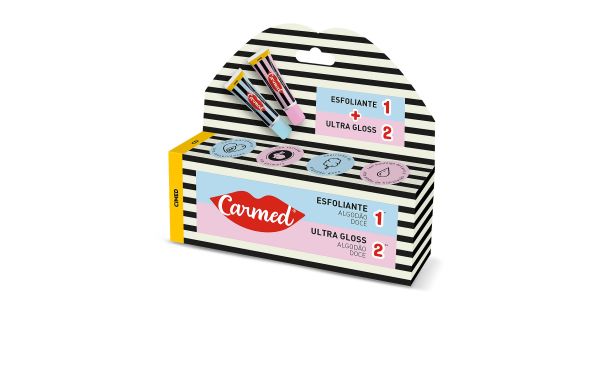 Kit Cimed Carmed Algodão Doce Esfoliante + Ultra Gloss | Beleza na Web