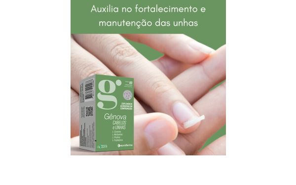 Kit C3 Gênova Suplemento Alimentar Cabelos Unhas - Eurofarma