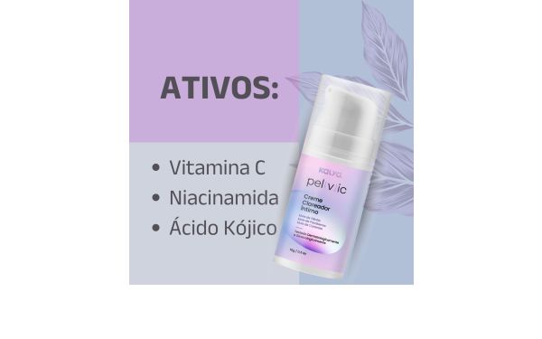 Kit Creme Clareador Sérum Hidratante Esfoliante íntimo Novo