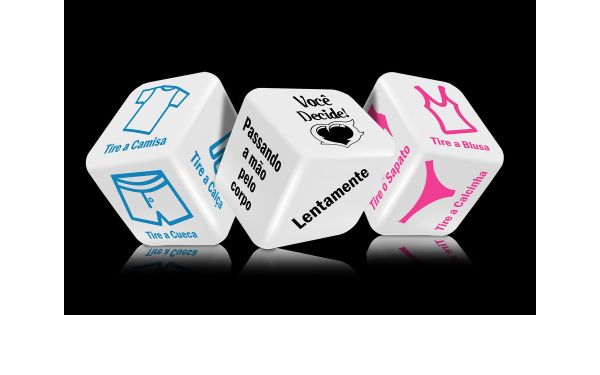 Dado Jogo Strip Tease para Casal