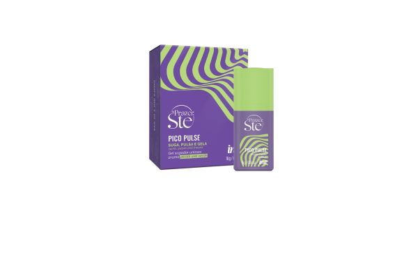 Pico Pulse Gel que Suga Pulsa Vibra e Sensibiliza intt - Picolé Uva Verde