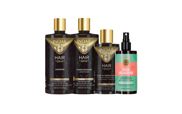 Kit Inoar Hair Therapy & Spray Água Milagrosa Treatment | Beleza Na Web ...