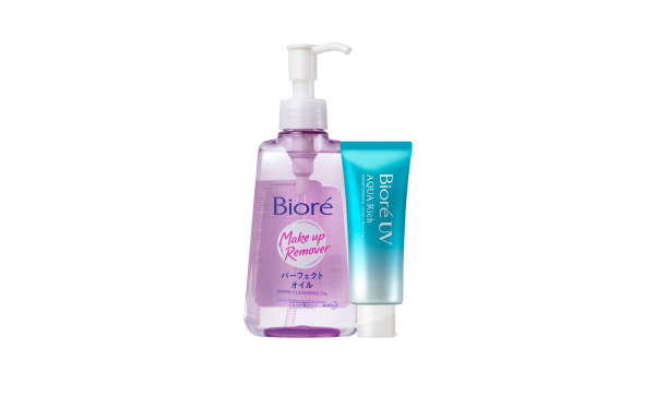 Kit Bioré UV Aqua Rich Watery Essence Make Up Remover FPS50 Travel ...
