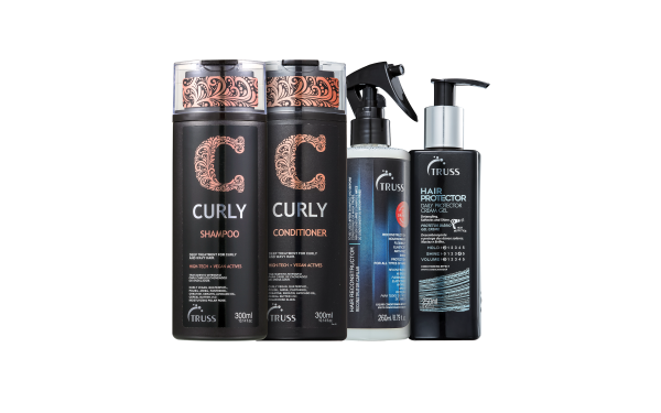 Kit TRUSS Curly Uso Obrigatório Hair Protector | Beleza na Web