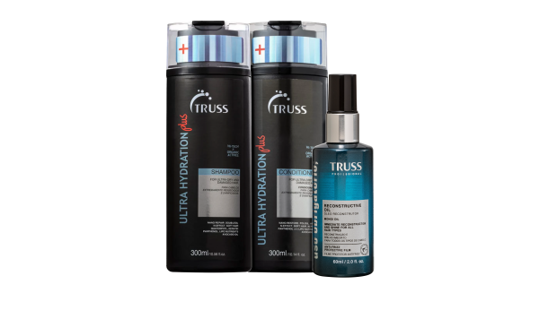 Kit TRUSS Ultra Hydration Plus + Uso Obrigatório Trio Home Care ...