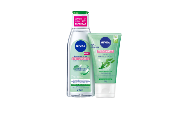 Kit NIVEA Efeito Matte Dupla Ação | Beleza na Web