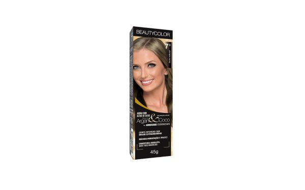 Tinta Beauty Color Coloração Creme 7.0 Louro Natural 45g