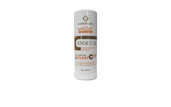 Cosmobeauty Clareador Clary Stick 30 Vitamina C Bastão 12g - Normal