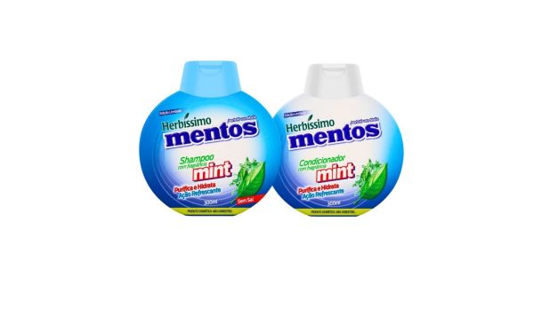 Kit Shampoo + Condicionador Herbissimo Mentos Mint 300ml