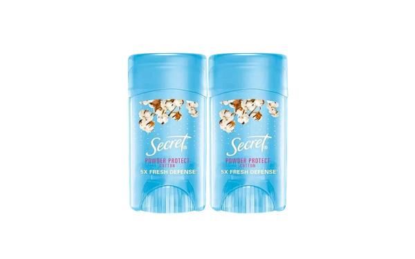 Kit 2x Desodorantes Em Gel Secret Powder Protect Algodão