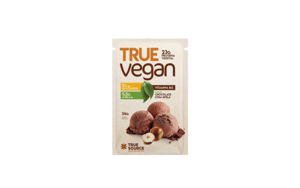 True Vegan Sachê 34g - Chocolate com Avelã - TRUE SOURCE