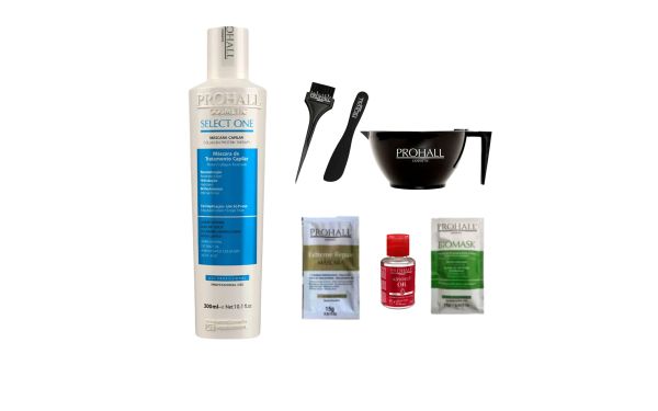 Progressiva Pro Hall Select One 300ml + 6 Produtos Original