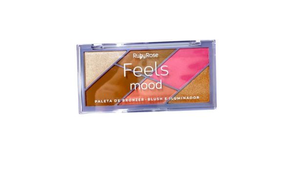 Paleta Multifuncional Ruby Rose Feels Mood HB-7528 | Beleza Na Web