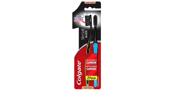 Escova de Dente Colgate Slim Soft Black | Beleza na Web