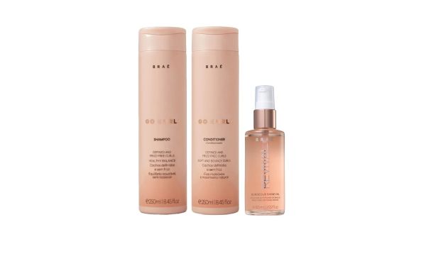 Kit BRAÉ Go Curly Gorgeous Trio | Beleza na Web