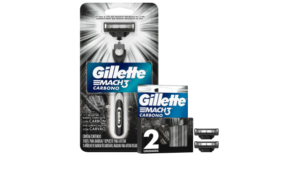 Kit Gillette Mach3 Carbono | Beleza Na Web
