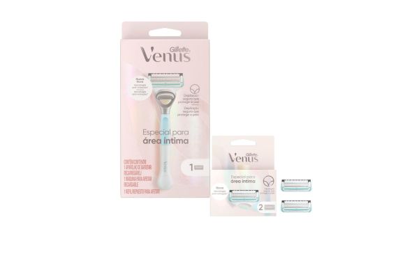 Kit Gillette Venus Íntima Aparelho e Carga | Beleza na Web