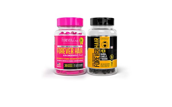 Kit Forever Hair + Forever Hair Men Duo | Beleza na Web