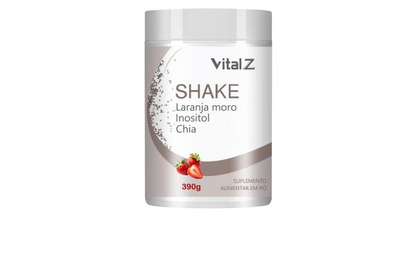 Suplemento Alimentar em Pó Vital Z Shake Laranja Moro + Inositol + Chia ...