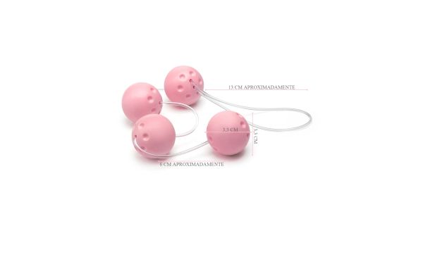 Conjunto Ben-Wa Feminist com 04 Bolas - Rosa Bebê | Outlet