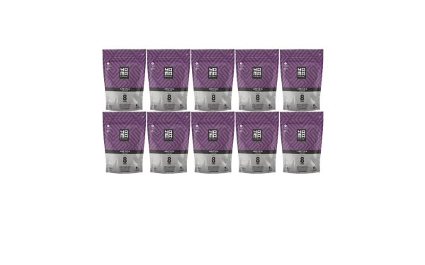 Kit 10 Pó Descolorante Ametista Profissional 8 Tons Efeito Rápido Yama Refil 300