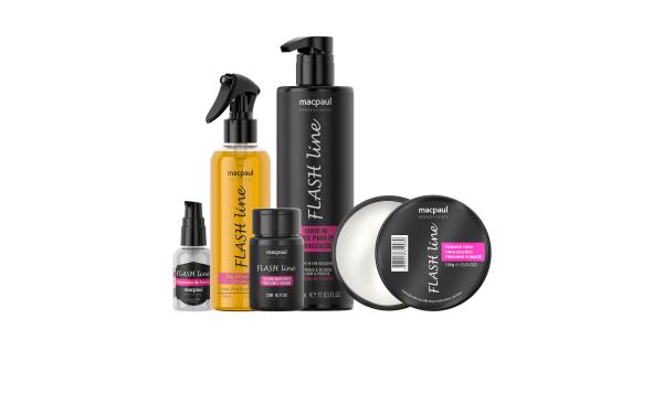 Kit Profissional Completo Finalizadores Linha Flash Line