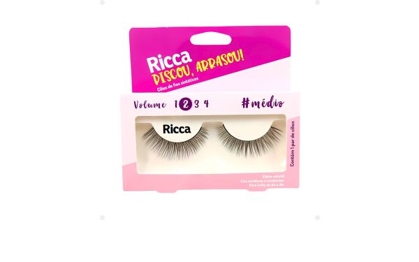 Cílios Postiços Ricca Belliz Piscou,arrasou Vol:2 Médio Cód.2675