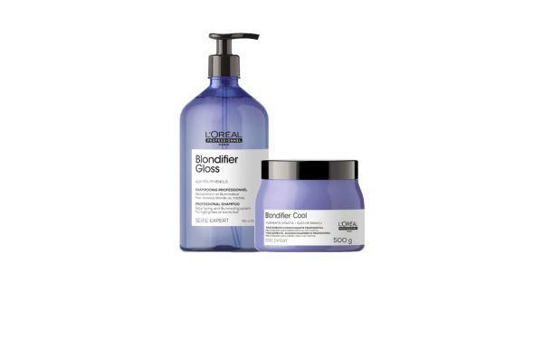 Kit L'Oréal Professionnel Blondifier Shampoo e Máscara Grande (2 produtos)