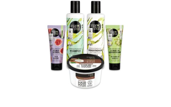 Kit Organic Shop Capim Limão Figo Coco Brócolis | Beleza na Web