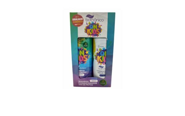 Kit Tok Bothanico On Kids Mix De Frutas 500ml