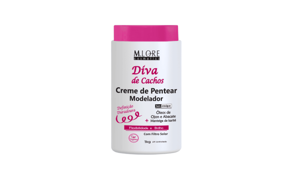 M.lore Cosmetics - Creme de Pentear Modelador Diva de Cachos 1kg