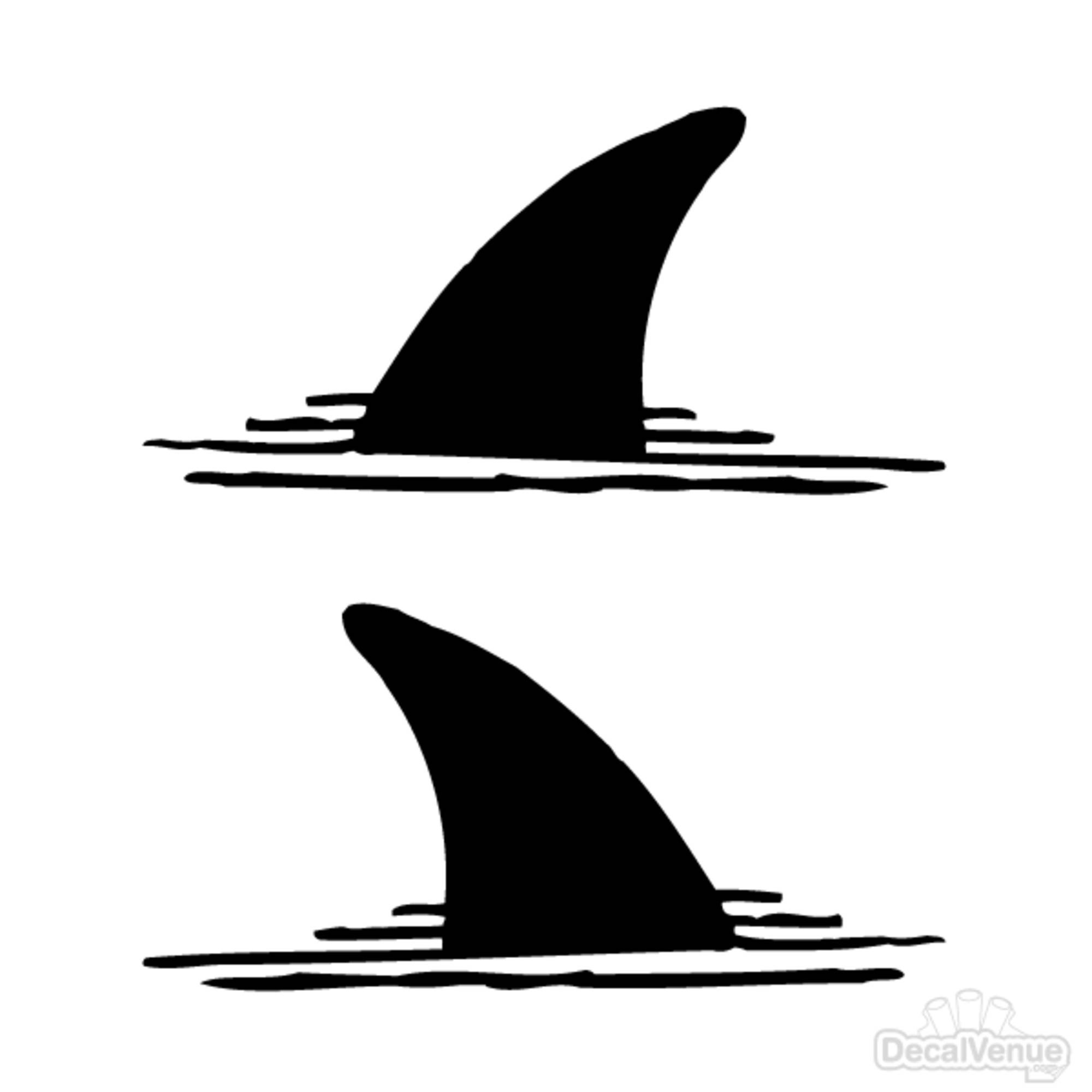 Shark Fin Silhouette