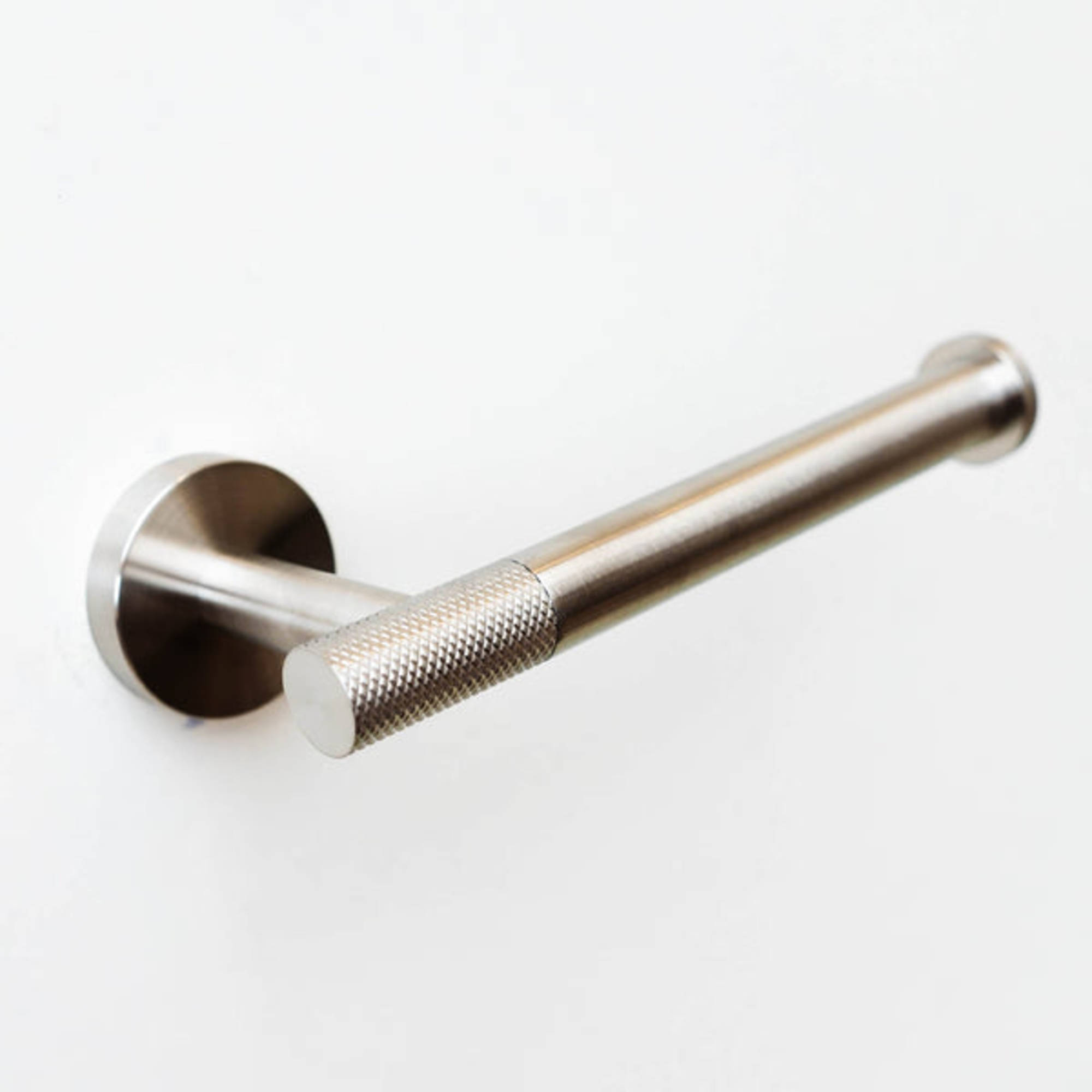 Brushed toilet roll holder store