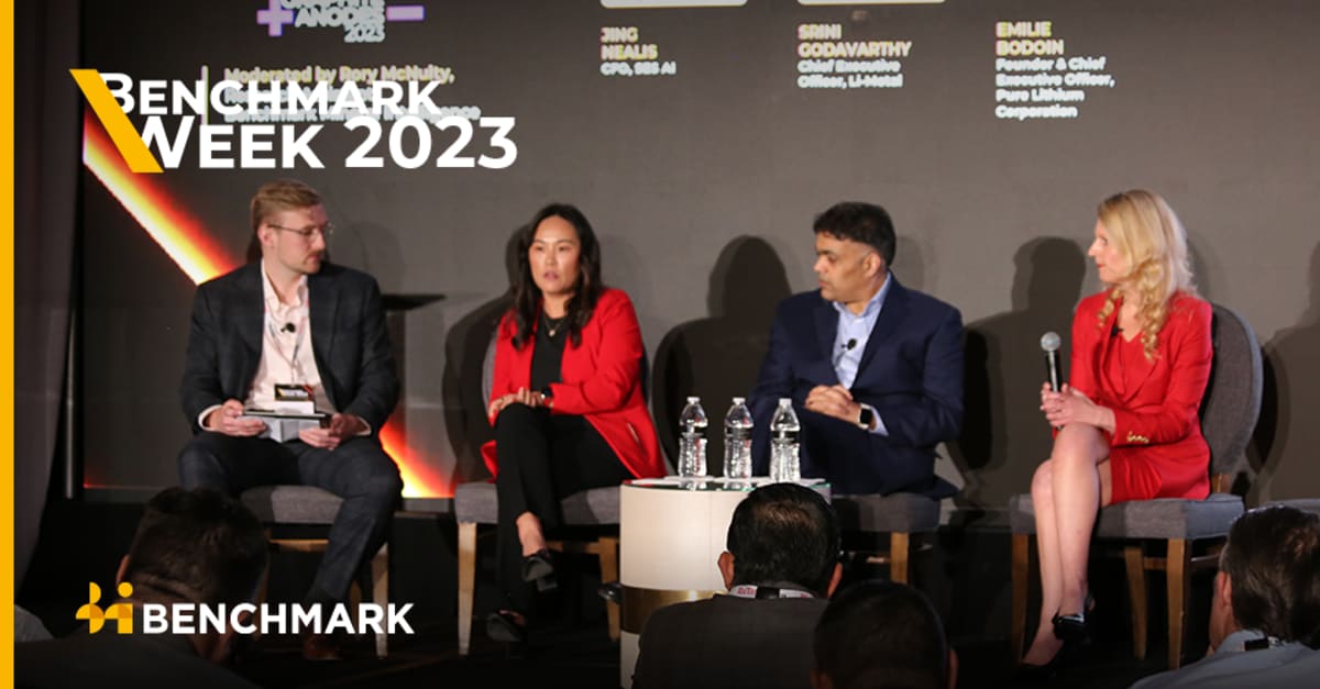 Benchmark Week 2023 Panel: Future anode technologies | Benchmark Source