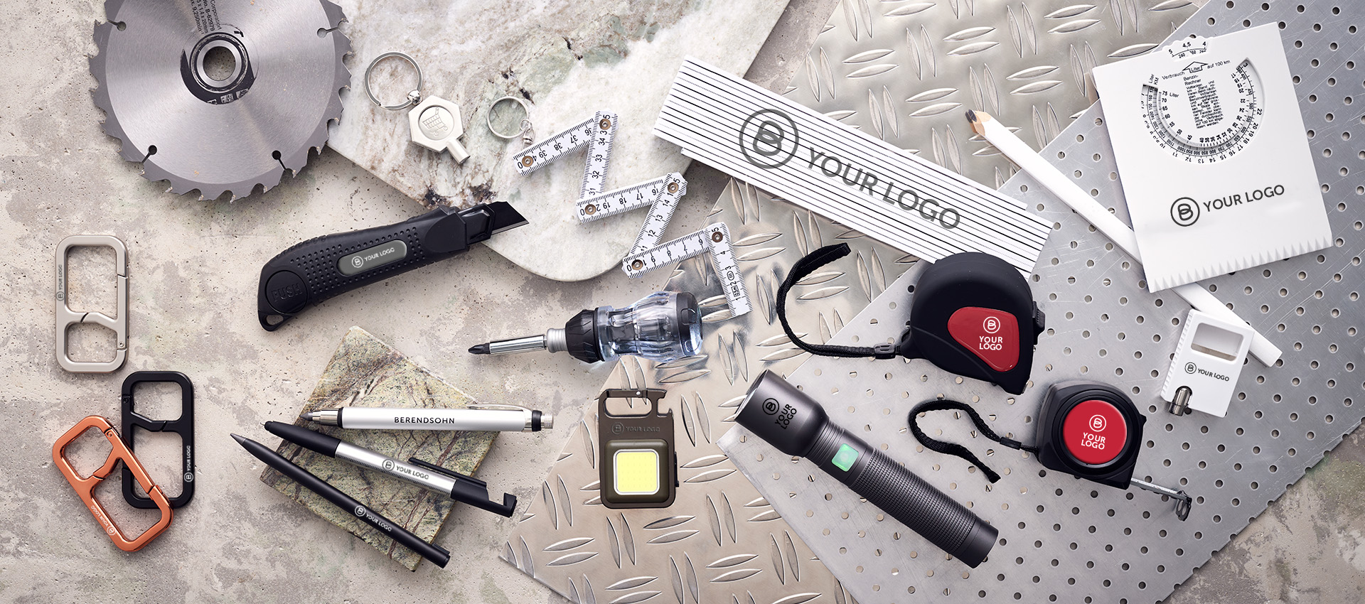 Werkzeug Werbeartikel mit Logo bedrucken | BERENDSOHN
