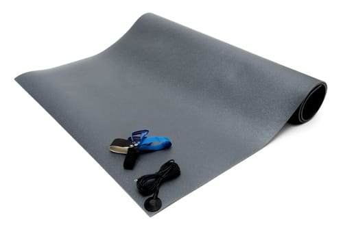 3 Ft. x 4 Ft. ESD Chair Mat Kit, Gray Color by Bertech
