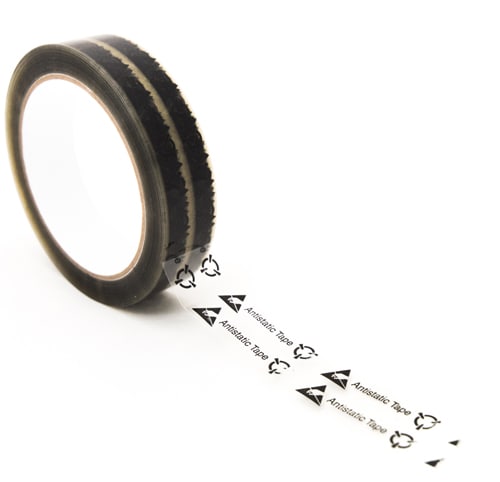 1 In. Wide x 72 Yards Long, ESD Tape with ESD Symbol by Bertech