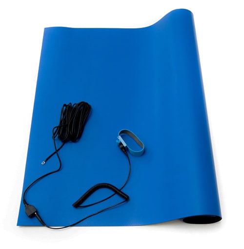 2.5 Ft. x 4 Ft. ESD High Temperature Mat Kit, Blue by Bertech