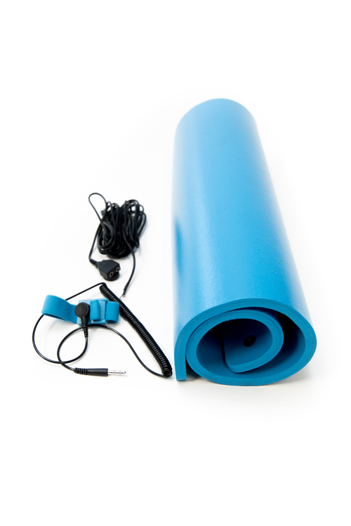 2 Ft. x 6 Ft. ESD Foam Mat Kit, Blue Color - Bertech