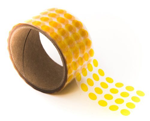 3/8 In. High Temperature Masking Discs, 2000 Discs/Roll - Bertech