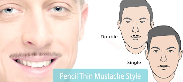 Pencil Thin Mustache Look: How To Grow & Shave Guide