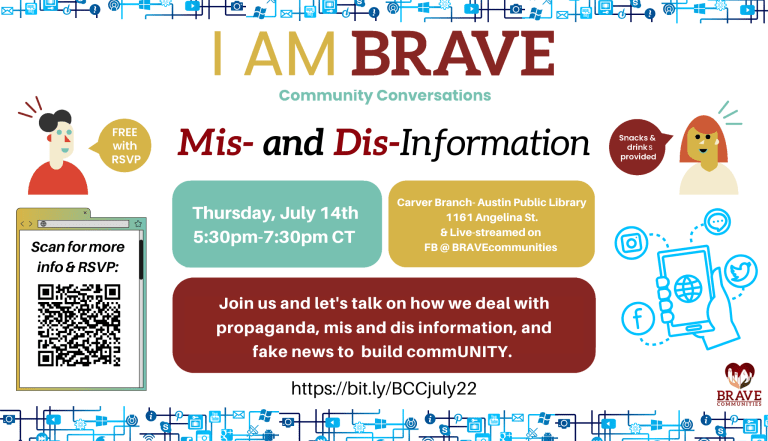 I Am BRAVE Community Conversation - Mis and Dis Information 2022 by ...