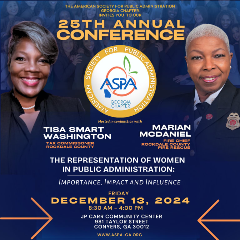 25th Annual ASPA Georgia Conference by American Society for Public ...