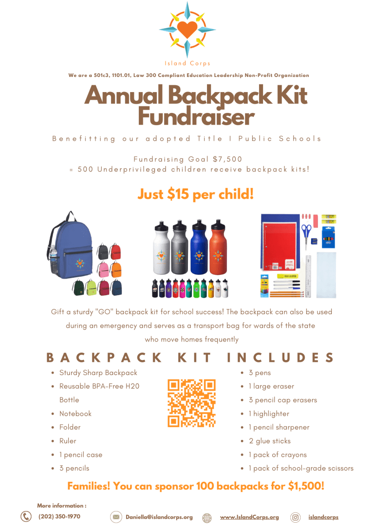 ️Give a Kid a Backpack Kit! A happy fundraiser for 500 elementary ...