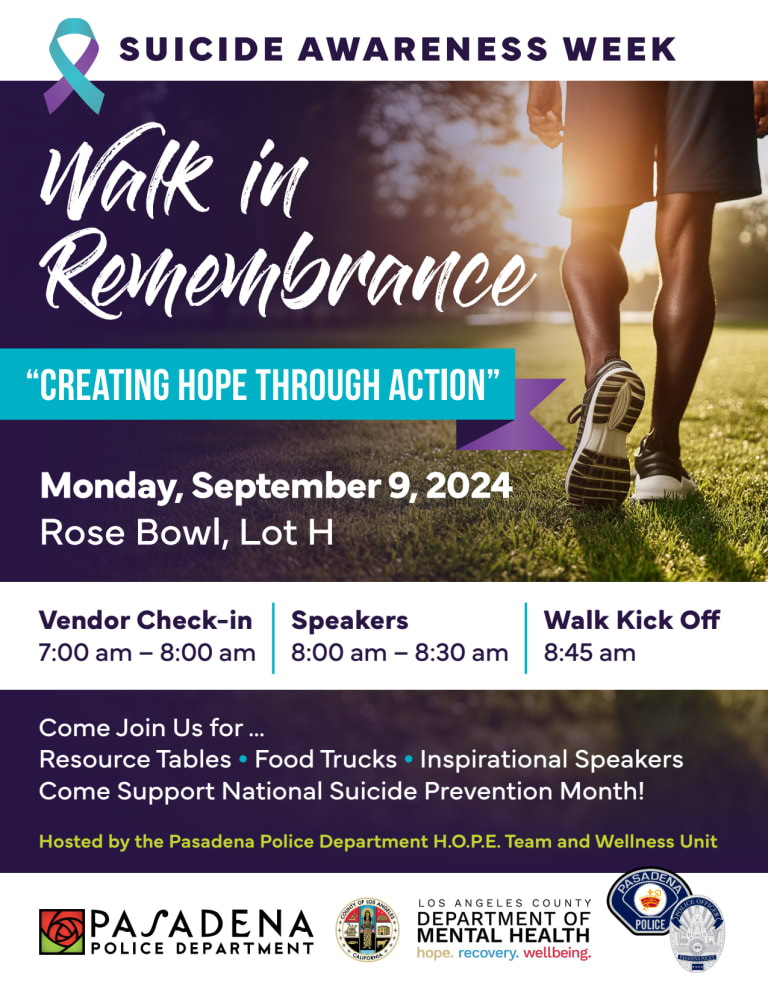 Walk In Remembrance 2024 by Pasadena Police Foundation | BetterUnite
