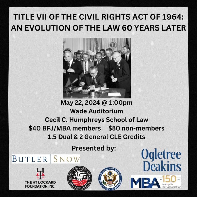 60th Anniversary of Title VII of the Civil Rights Act of 1964 CLE by HT ...